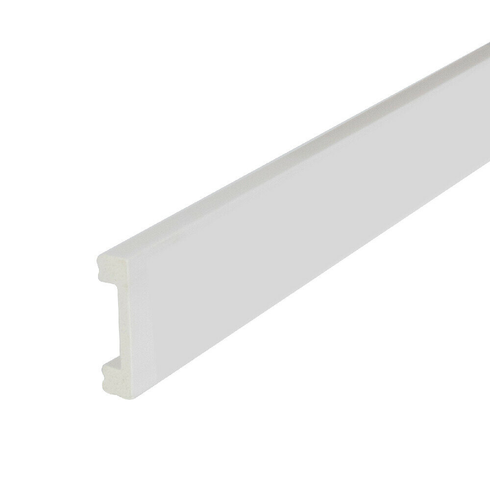 Плинтус экополимер Grace MK40 40х10х2000 мм белый (ТП10035147)