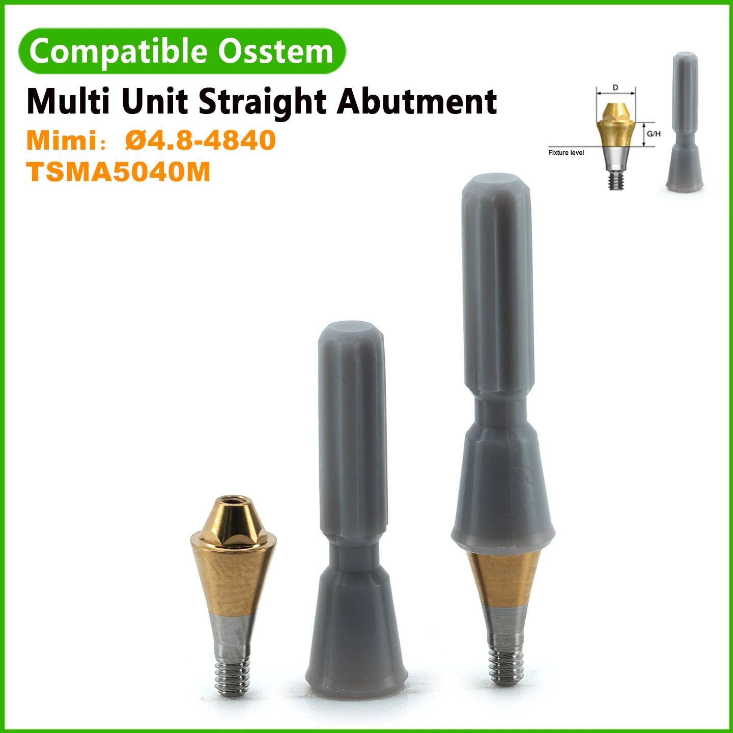 Мультиблок Osstem, титановый сплав, класс 5 TSMA5020