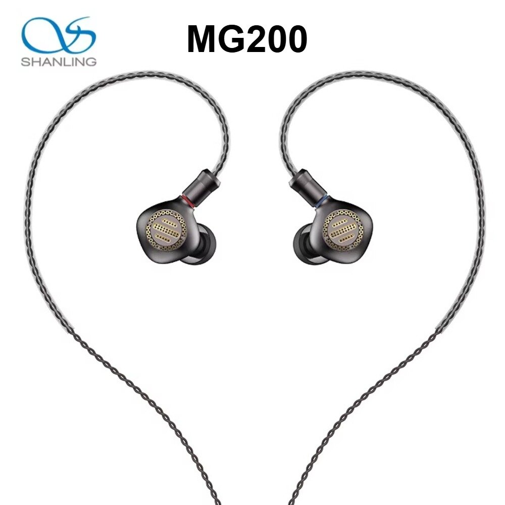 SHANLING MG200 Проводные наушники-вкладыши с открытым динамическим драйвером HiFi Hi-Res Audio Earphones
