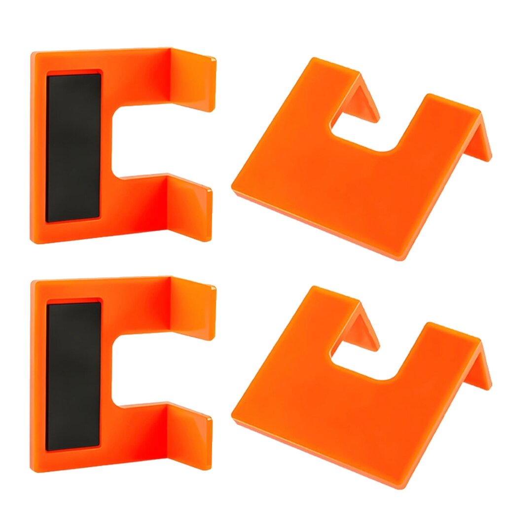 Набор из 2/4/6/10 двухсторонних фиксаторов петель с магнитным основанием для точного позиционирования при сверлении отверстий при сборке мебели.