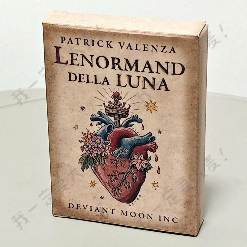 Deviant moon lenormand 9*6 см 36 двухсторонних рельефных картинок deviant moon lenormand.-