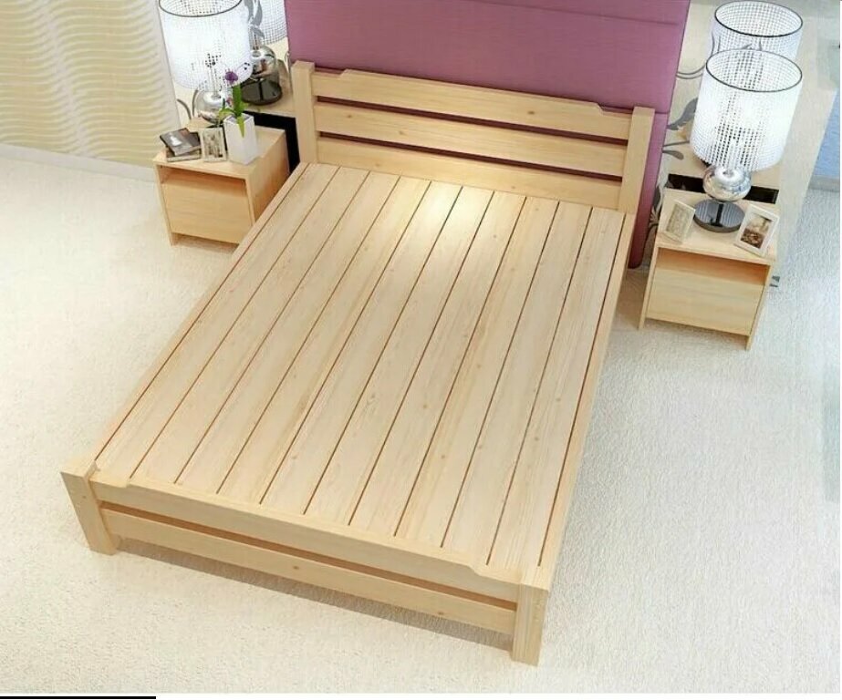 Односпальная Кровать из массива дерева "Анна" 90x200