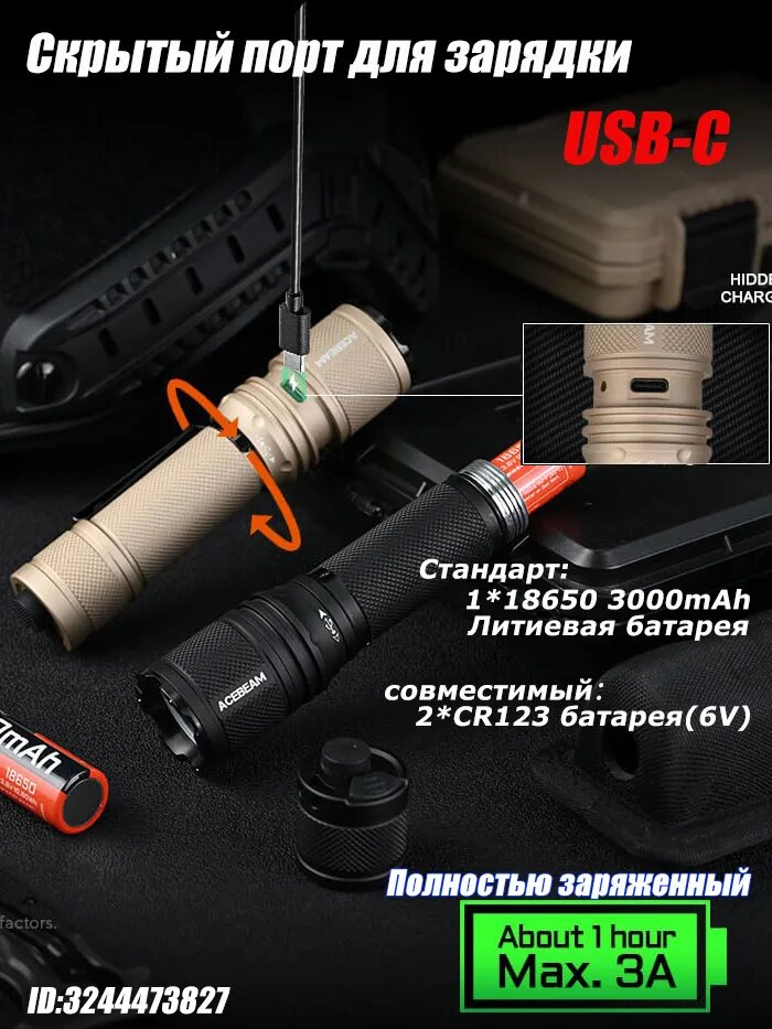 Acebeam Фонарь ручной — фото 1