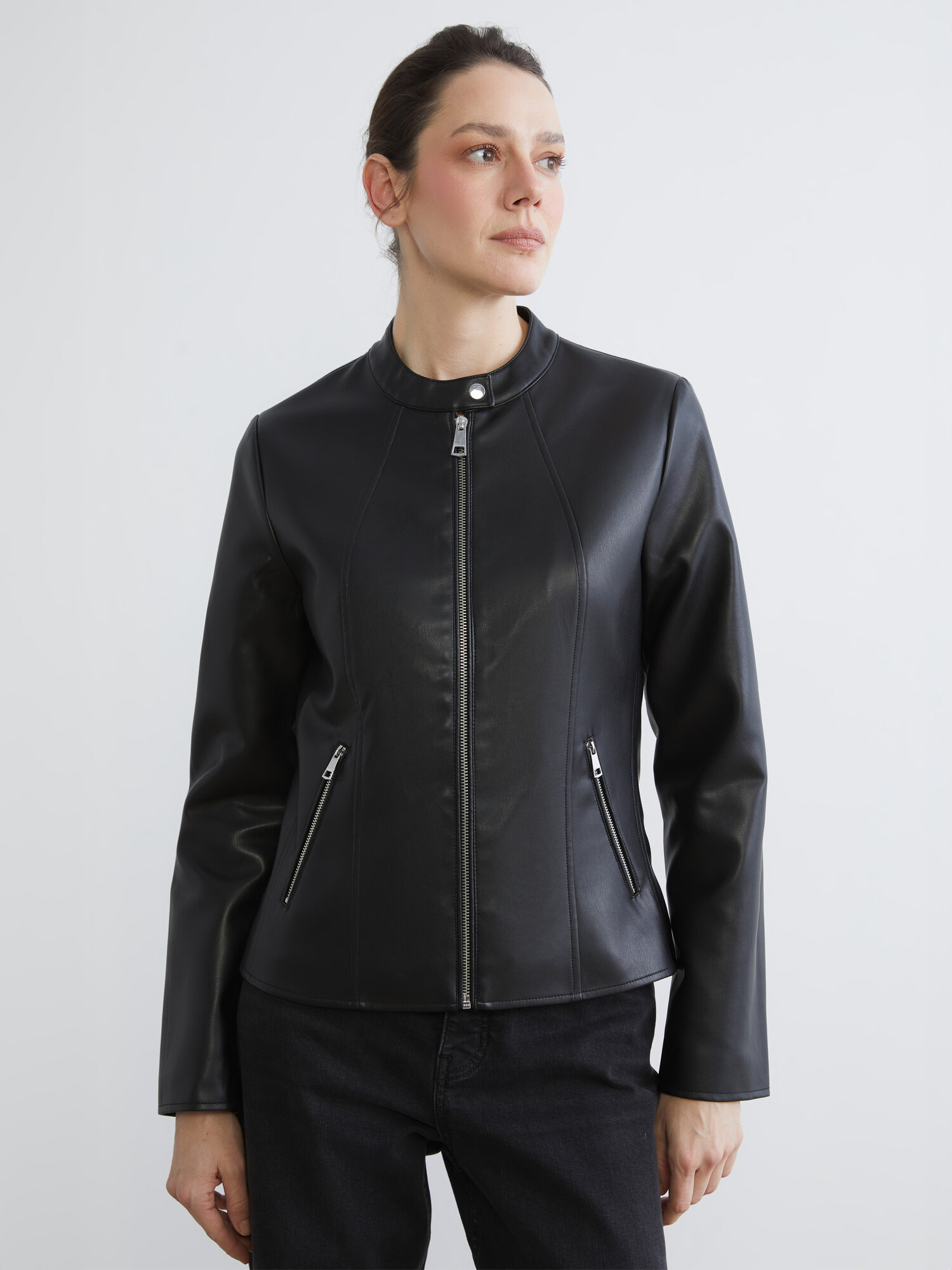 Куртка кожаная