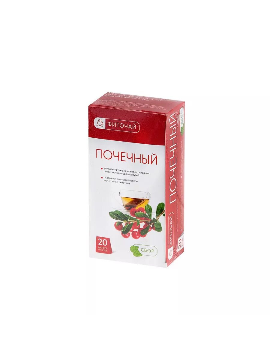 Фиточай Почечный, фиточай, 1.5 г, 20шт, Грин Сайд