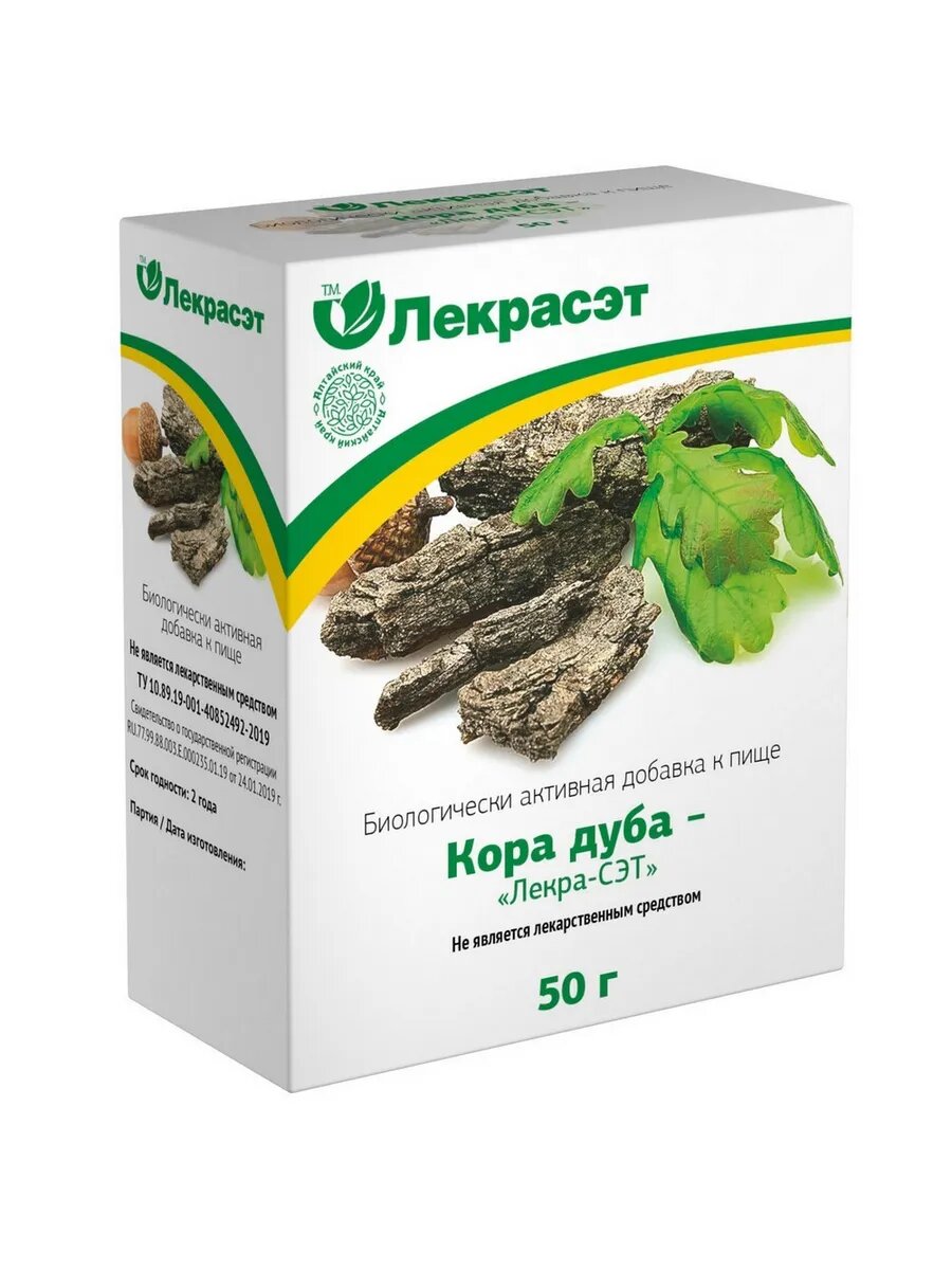 Дуба кора лекра-сэт 50 гр