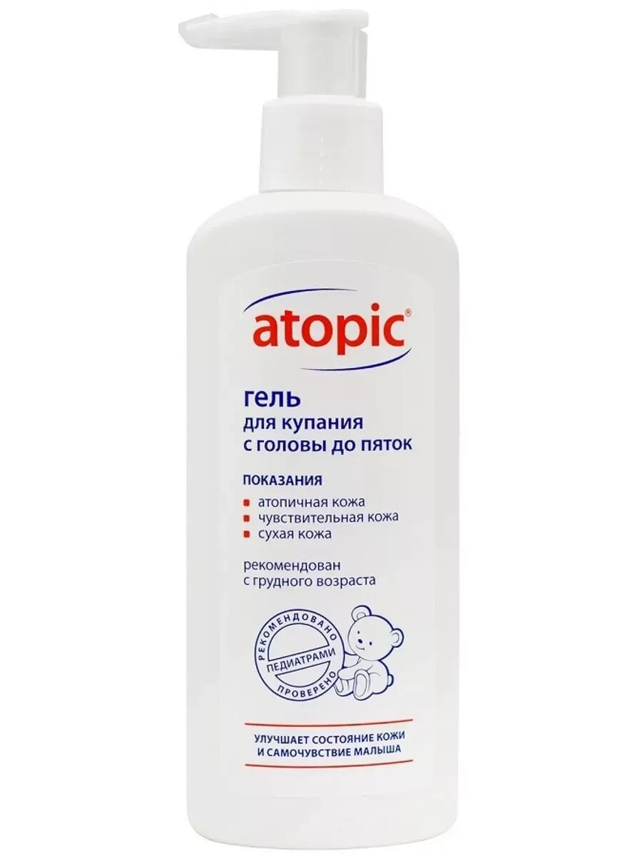 Atopic гель для купания с головы до пяток 250 мл