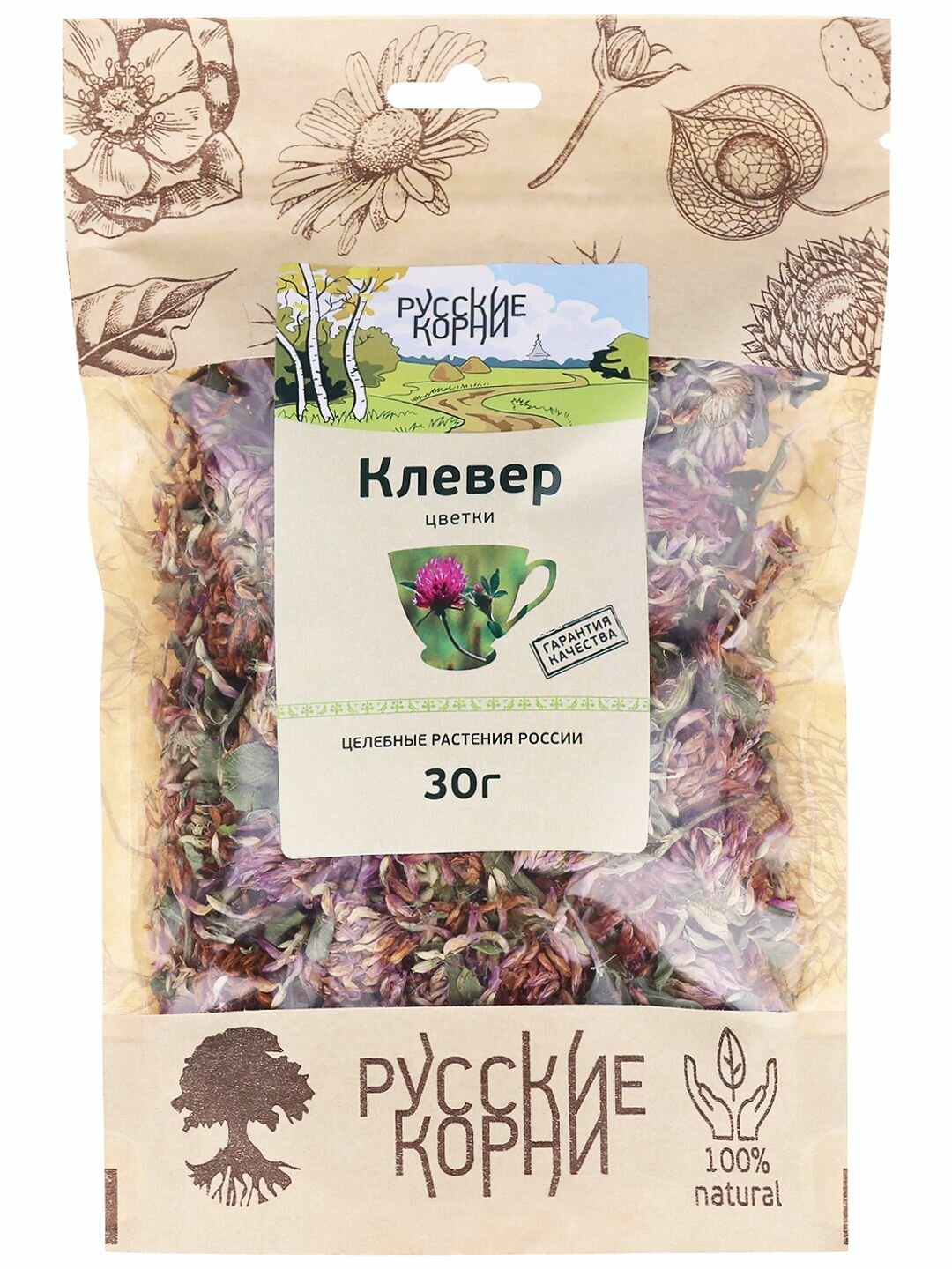 Клевер цветы Для женского здоровья 30 г