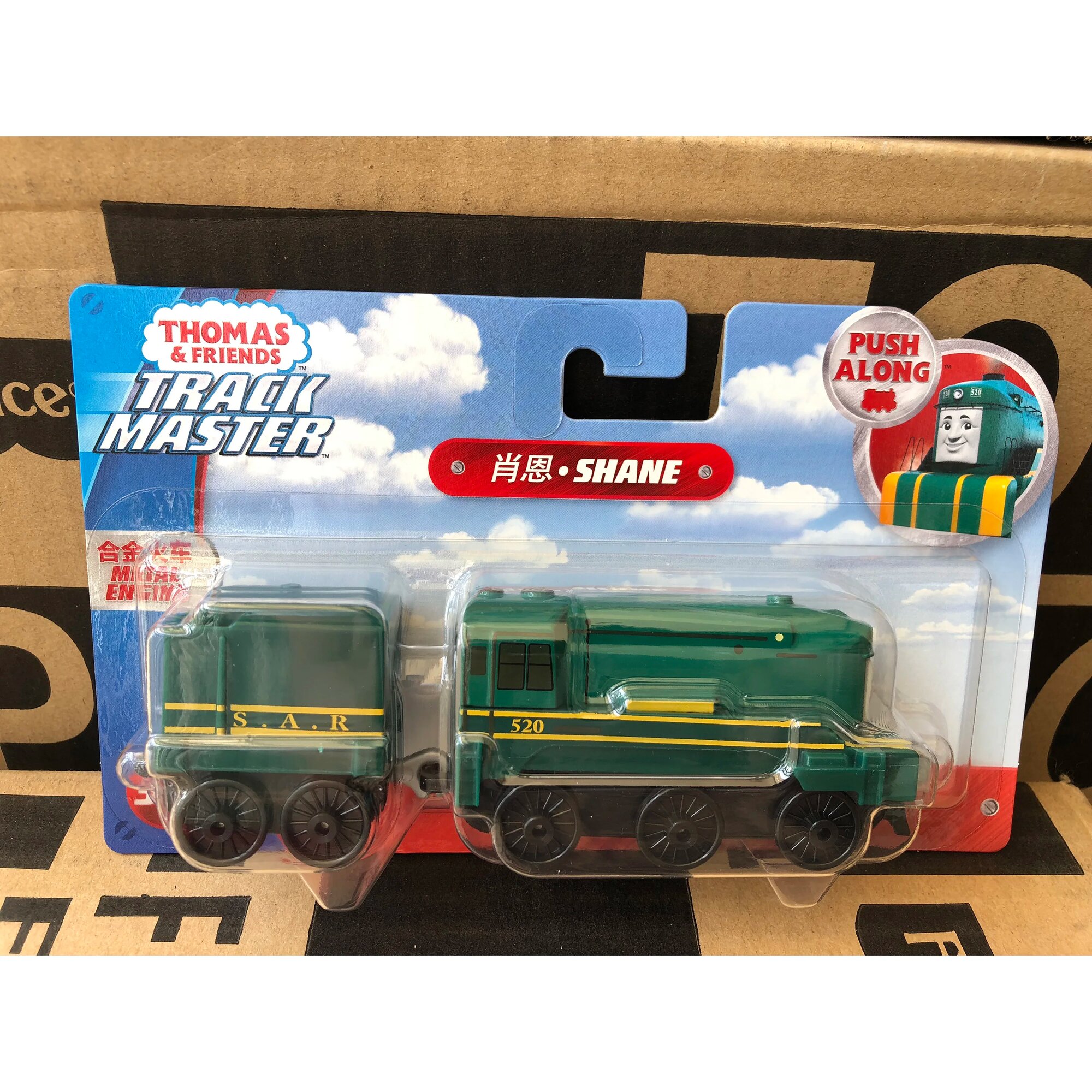 Томас и друзья, Трекстер, металлические поезда Темно-зеленый, original shane