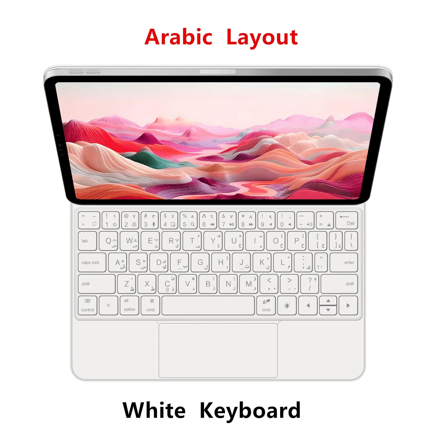Magic Keyboard для iPad A16 11 дюймов 2025 White Arabic