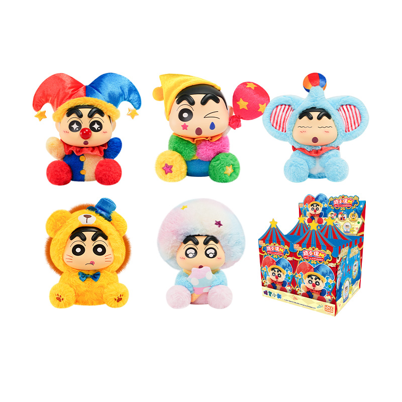 Плюшевая кукла унисекс Spiritual Creations Crayon Shinchan, Full Box 4 Pcs