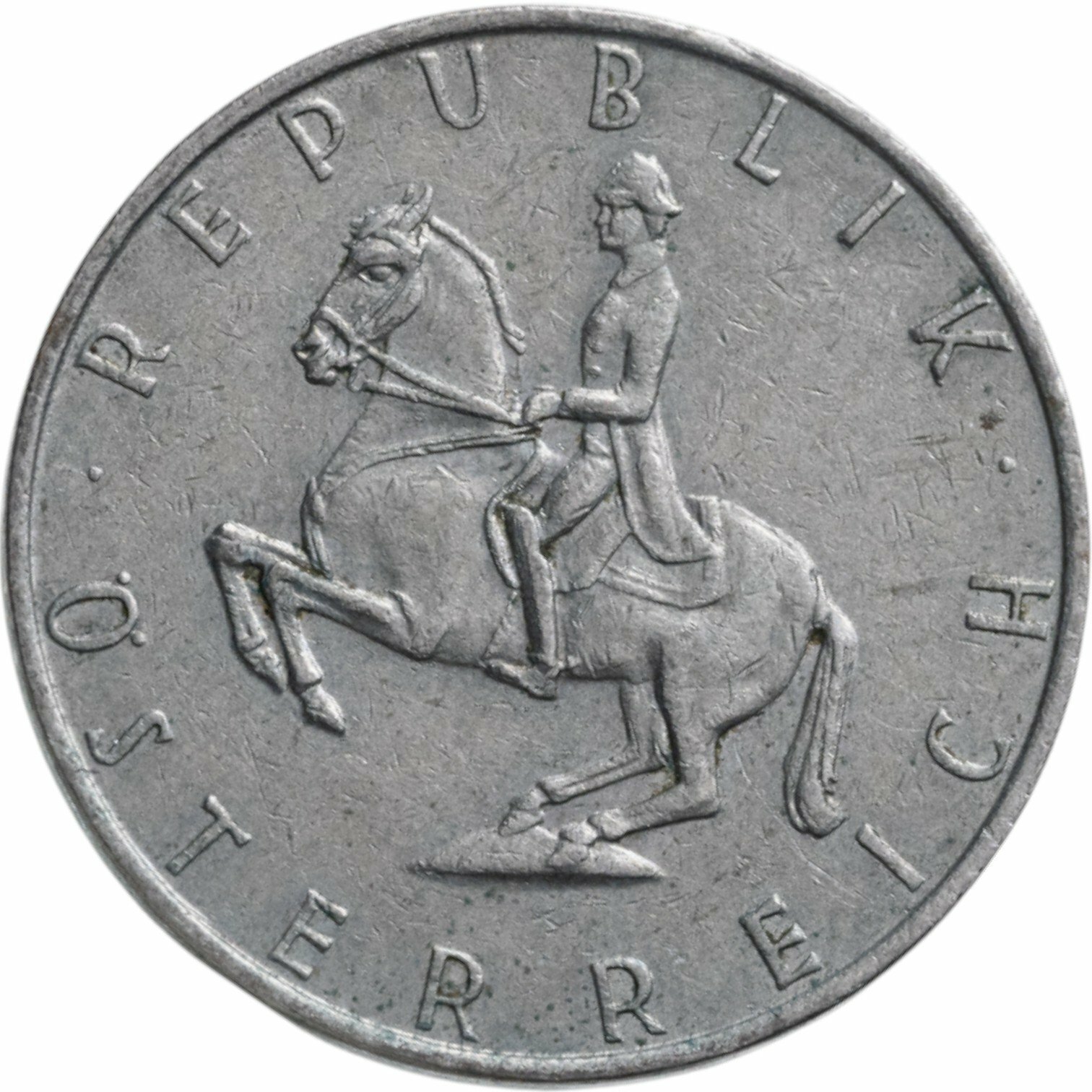 Австрия 5 шиллингов shillings 1971-1978, Мельхиор медь-никель, в сохранности VF-XF