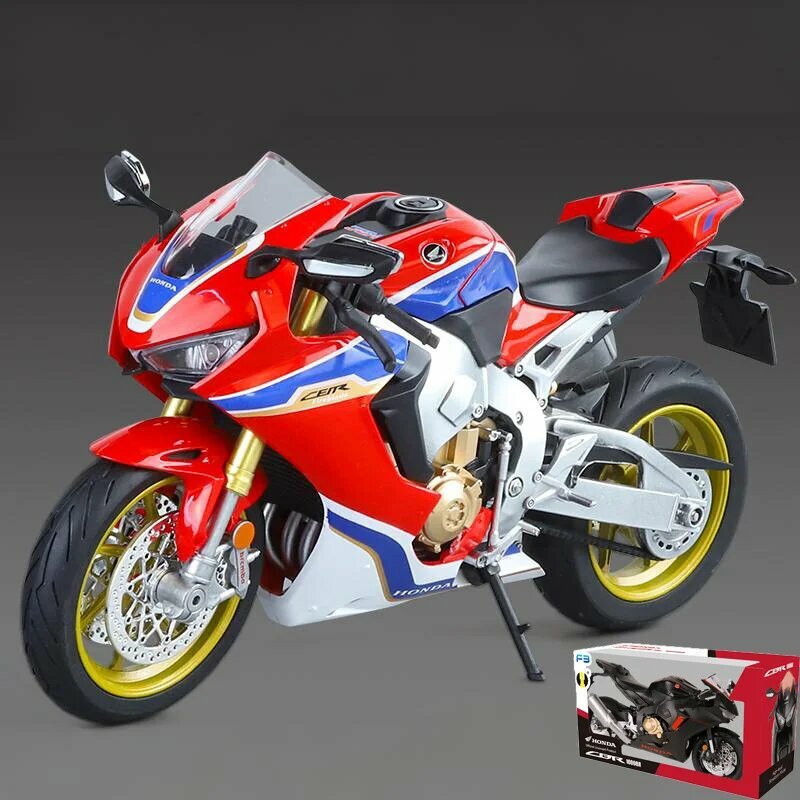 Honda HRC CBR1000RR Fire Blade металлическая модель мотоцикла 1:9 Красный, Red retail box