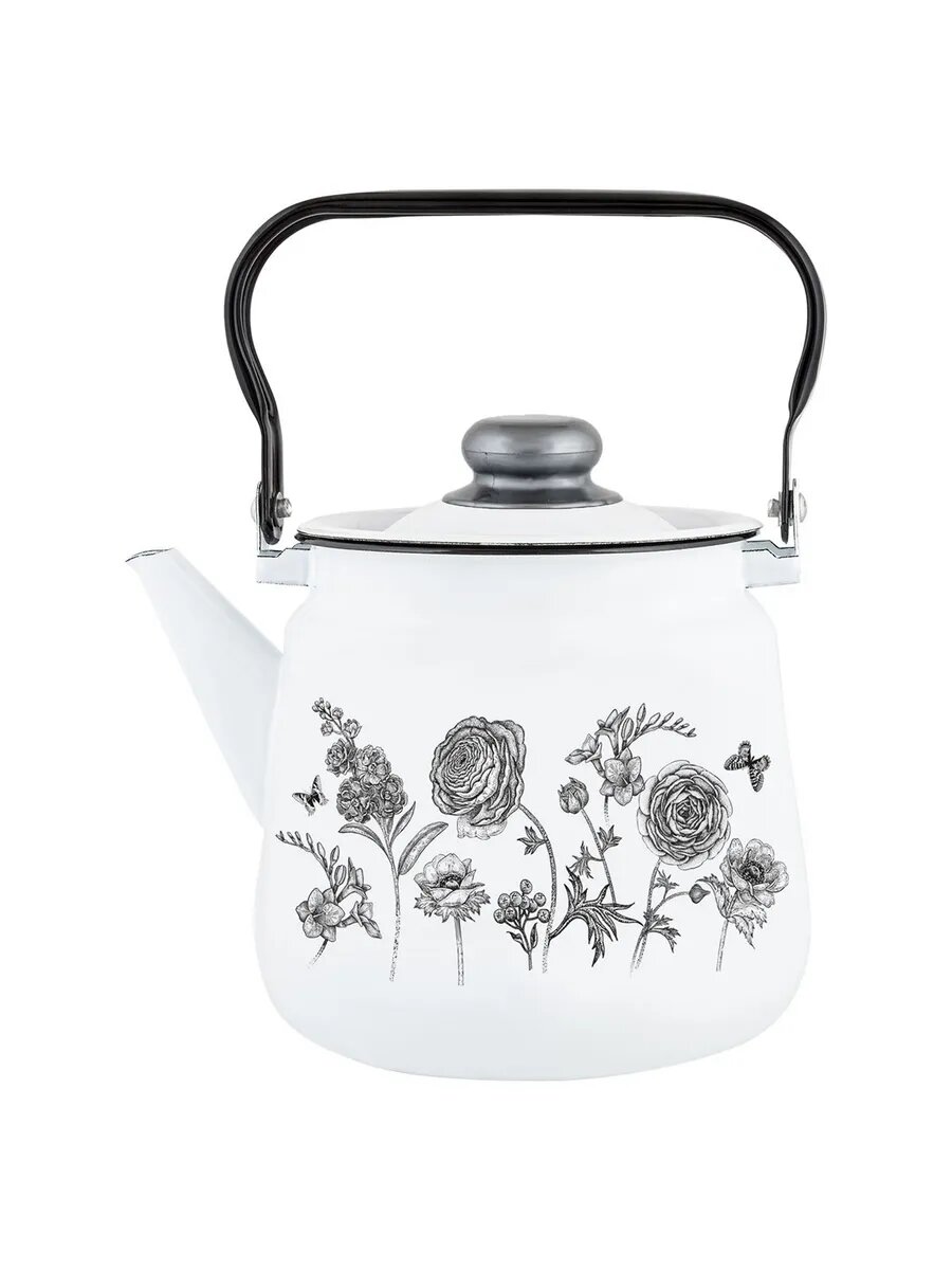 Чайник для плиты Appetite Je t’aime эмалированный, 3,5 л