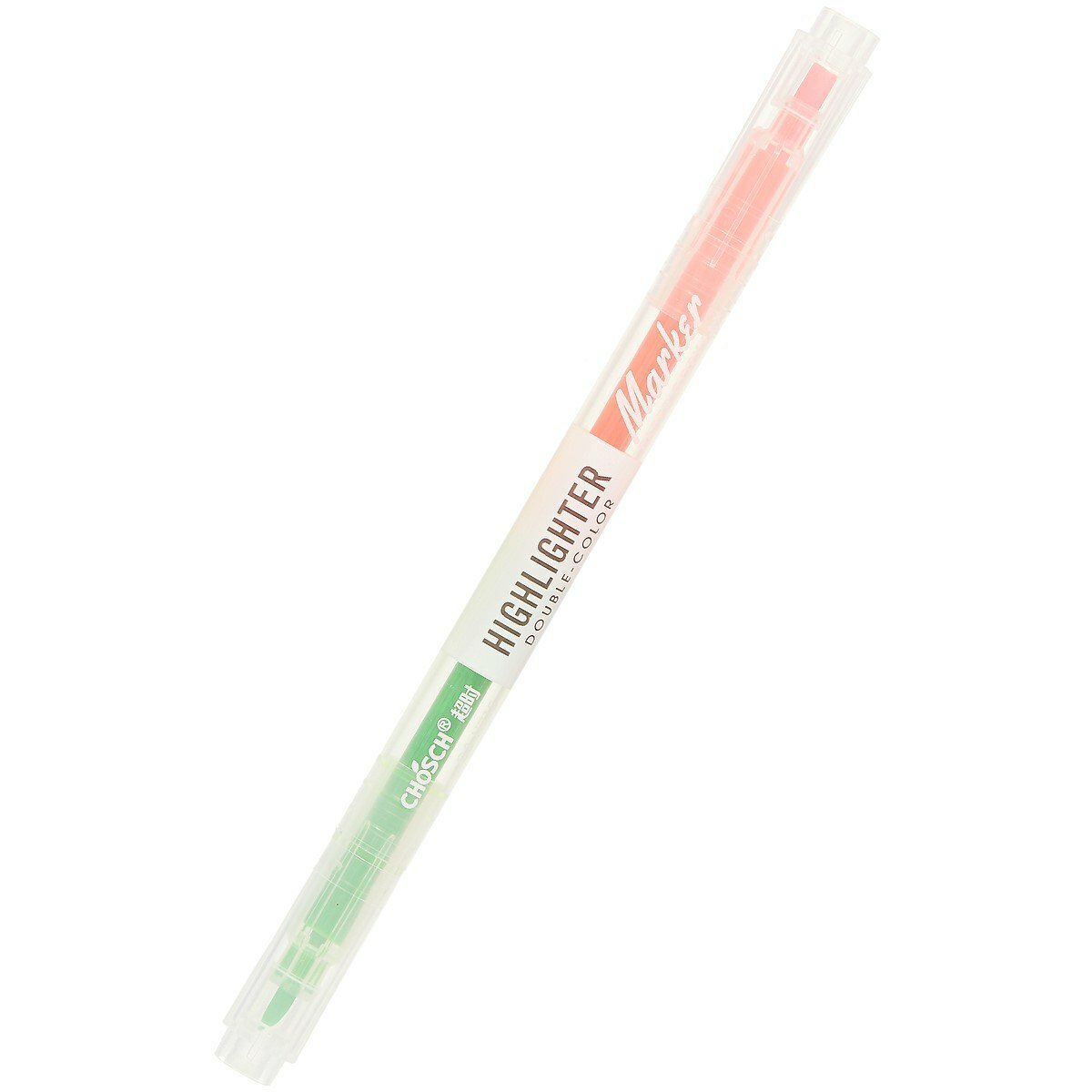 Текстовыделитель Double color, двухсторонний, в ассортименте