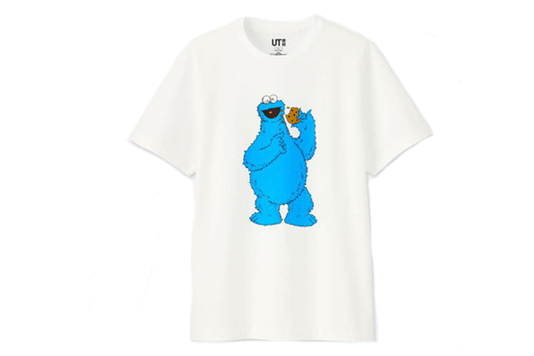 Футболка UNIQLO x Kaws x Sesame Street