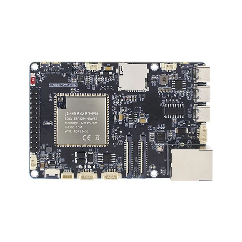 ESP32-P4-Модульная Плата По Разработке Модуля С Модулем ESP32-C6 WiFi 6 Bluetooth5 И Fast Ethernet RJ45