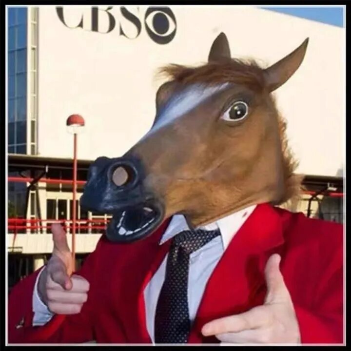 Карнавальная голова Лошади Маска Коня