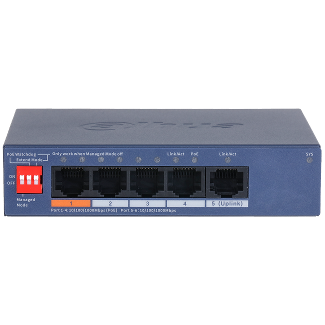 Коммутатор DAHUA DH-CS4005-4GT-60