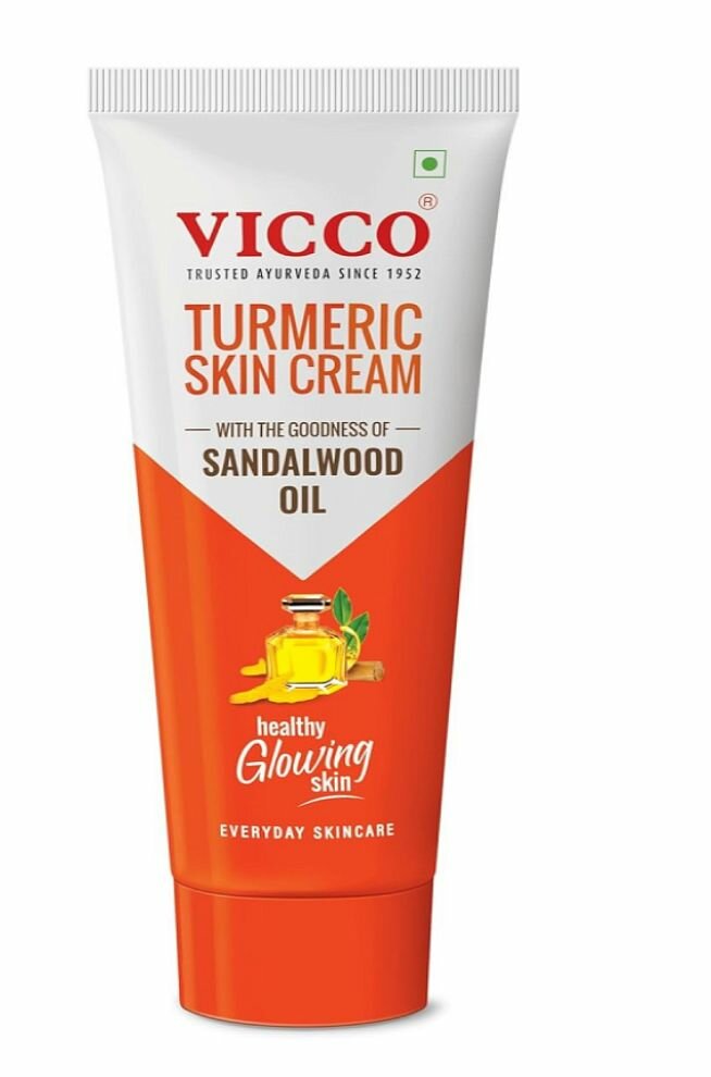 TURMERIC Cream Vicco (Викко Турмерик крем с куркумой и маслом сандала), 15 гр.