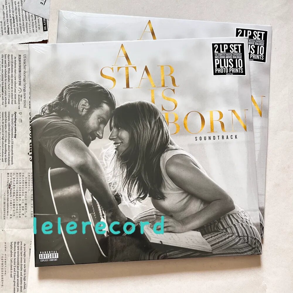 Виниловая пластинка A Star Is Born Lady Gaga 2LP - Soundtrack - Европейский Союз