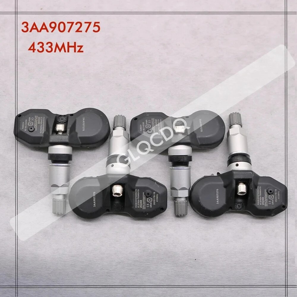 Датчик давления в шинах 4шт VW Passat Tiguan 2010-2014 433MHz 3AA 907275