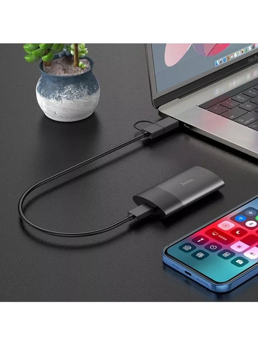 Внешний жесткий диск SSD UD12 128 ГБ, USB-C - USB 3.2