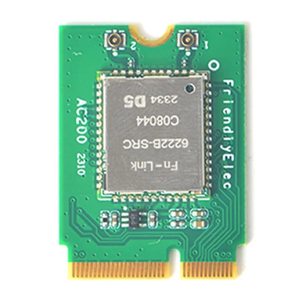 Модуль M.2 SDIO WiFi AC200 для R2S Plus, зеленый — фото 1
