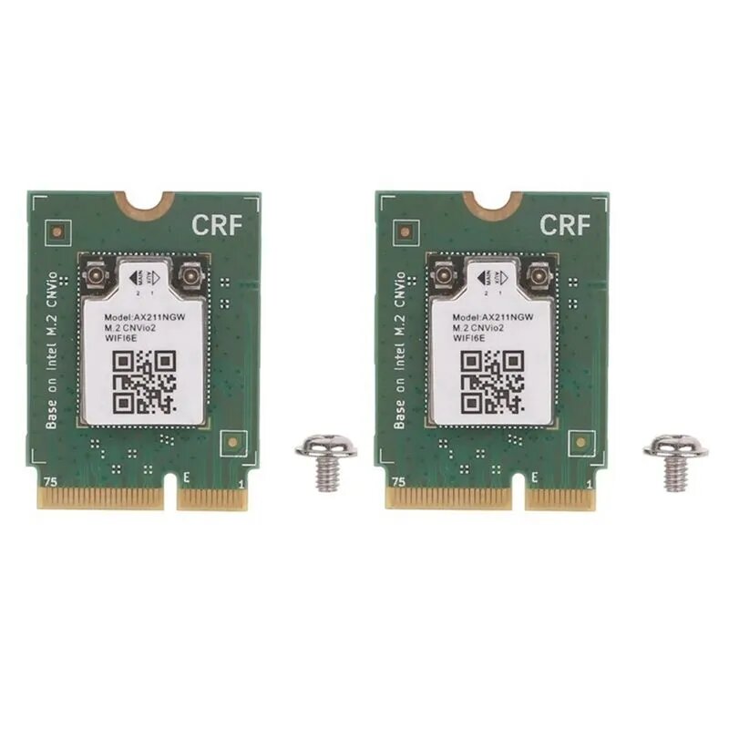 2x AX211NGW WiFi 6E Карта M.2 Key E Адаптер CNVio2 Bluetooth 5.3 AX211