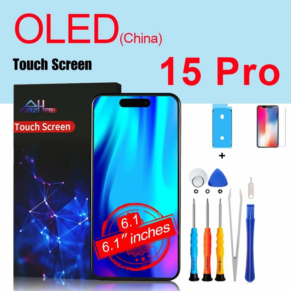 PINZHENG Высококачественный экран INCELL LCD OLED для iPhone 14 Pro 15 Plus 13 Pro OLED For i15Pro