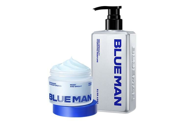 Увлажняющий крем для лица мужской BLUE MAN с ниацинамидом 5688474