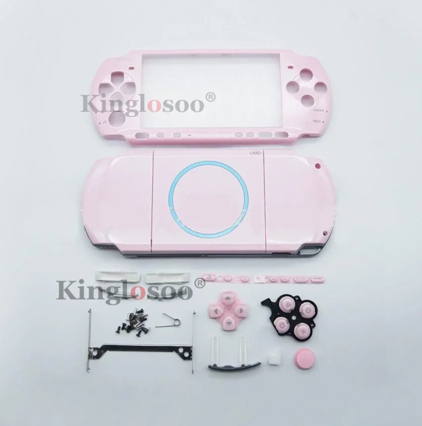 Корпус для PSP 3000 7 цветов Розовый, 09 version, Розовый, Pink