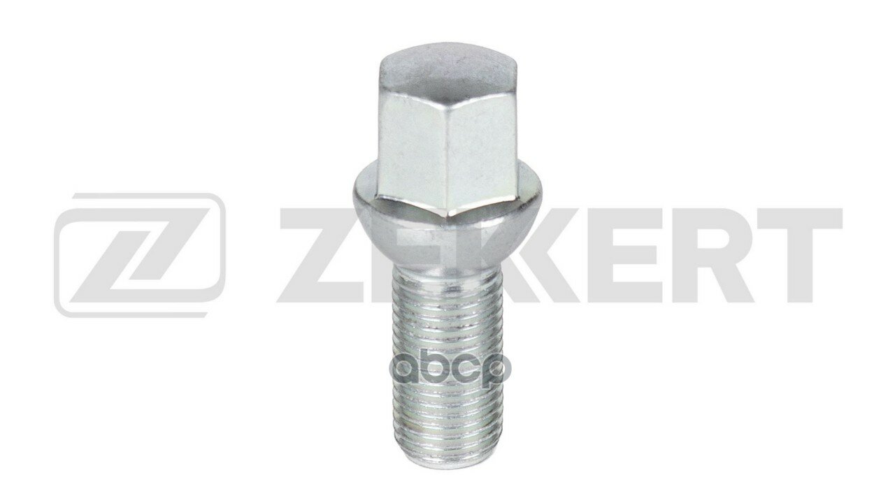Болт колесный сфера M14 x 1 5 длина резьбы 26 ключ 17 Цинк Zekkert арт. be-4128