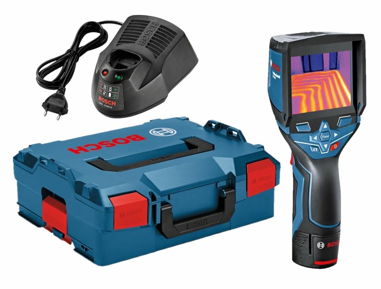 Тепловизор Bosch GTC 400C, для измерения высоких температур, с поверкой