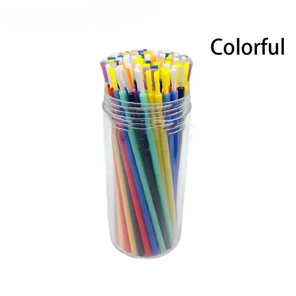 Стоматологические одноразовые длинные микроаппликаторы, гибкая щетка для отбеливания зубов, Mixed