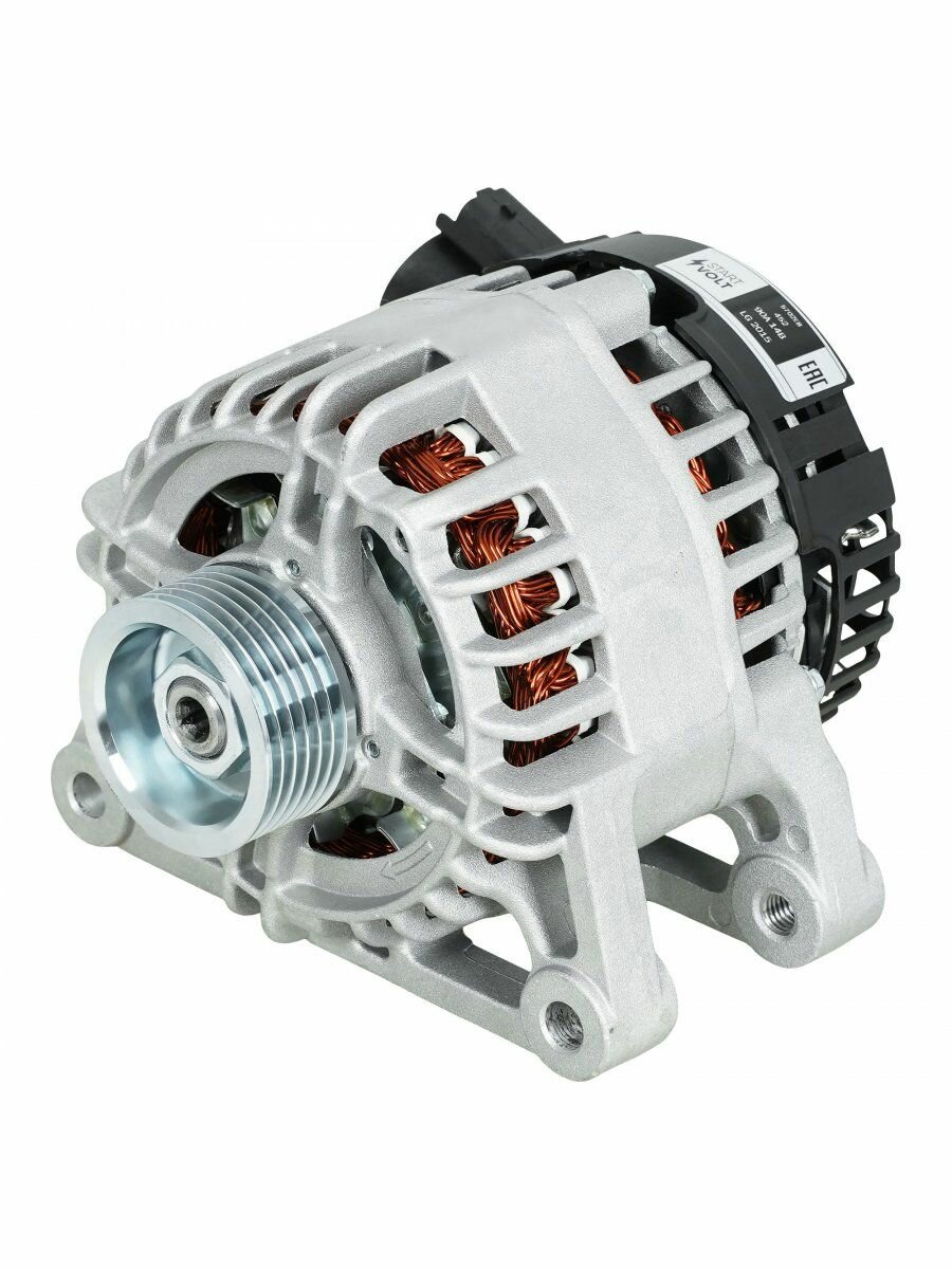 Генератор для а/м Peugeot 206 (98-)/Partner (96-) 1.4i/1.6i 90A, STARTVOLT LG2015