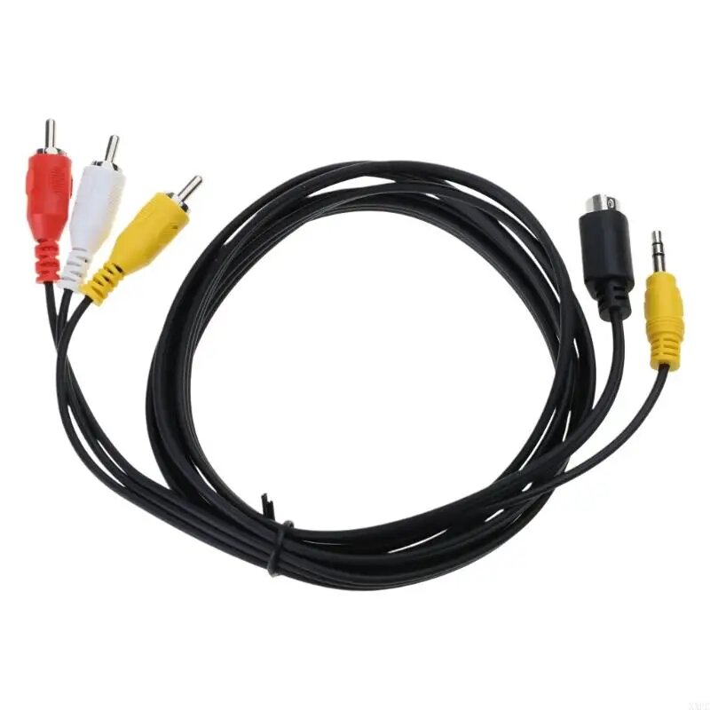 Удлинительный кабель S-Video 4PIN + 3.5мм TRS аудио 3RCA