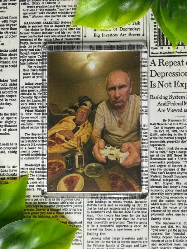 Магнит на холодильник "Путин" "Трамп" №703