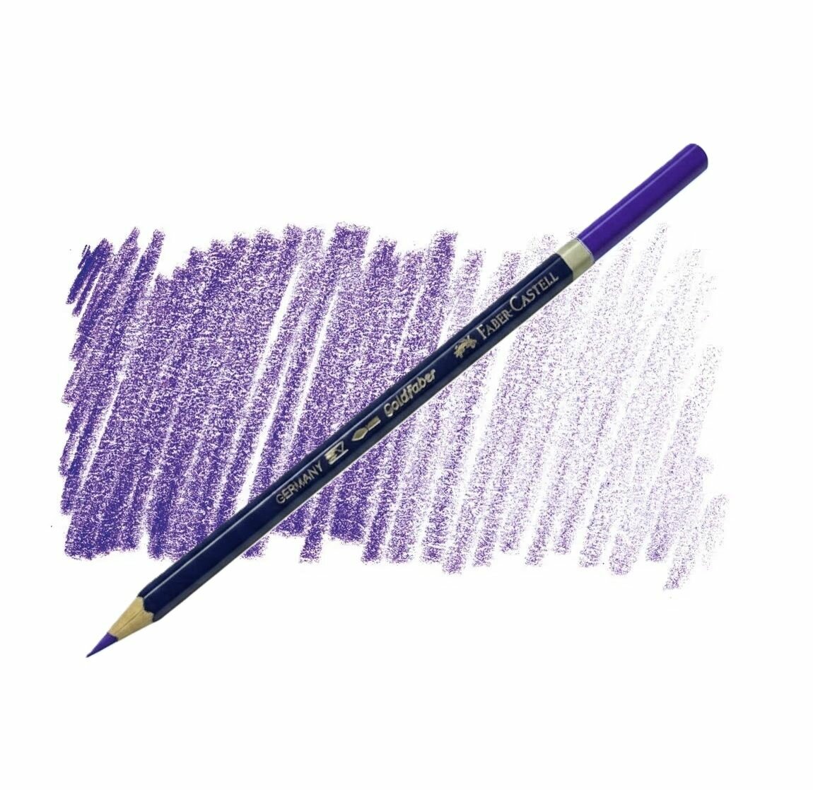 Карандаш художественный Faber-Castell "Goldfaber", шестигранный, цвет 137 сине-фиолетовый