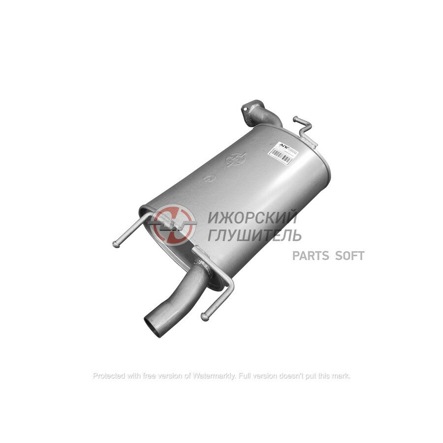 Глушитель основной (задняя часть) toyota camry 2006-> mot.2,4l ижорский глушитель 136510