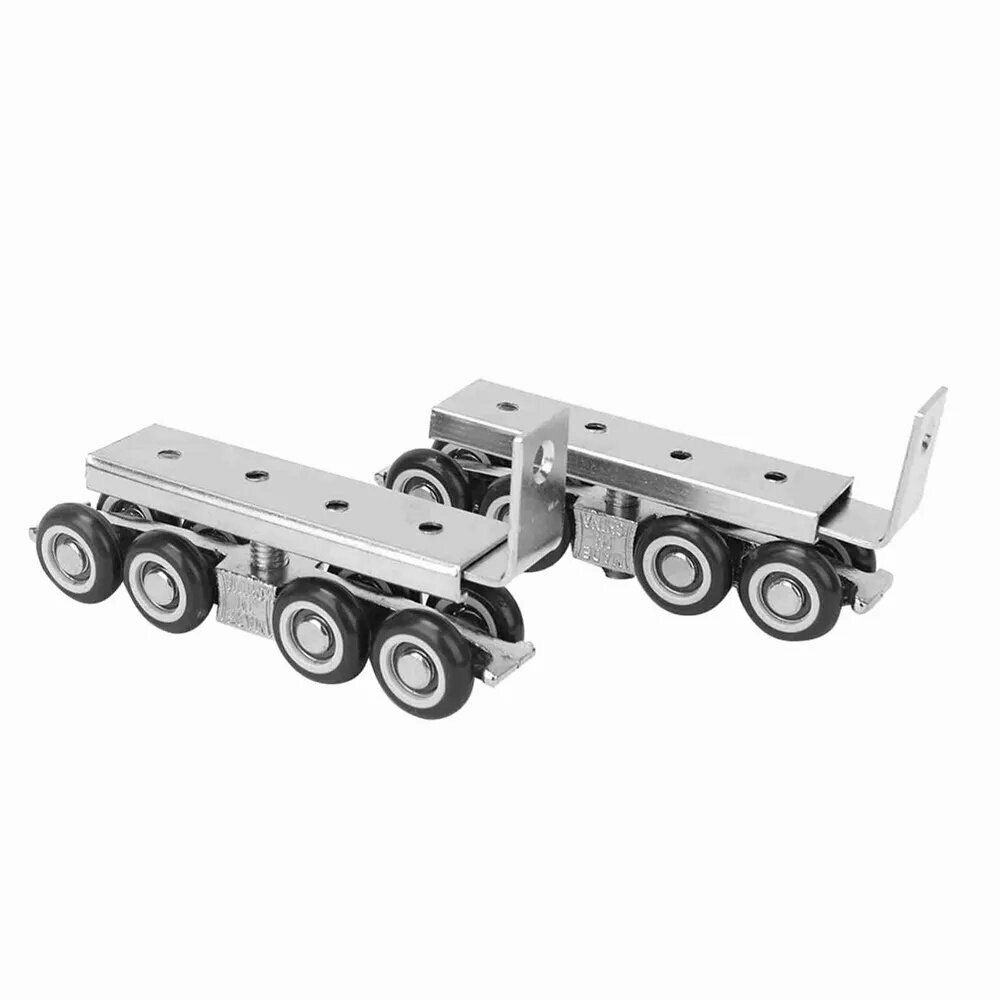 1 пара 8 колес для раздвижных дверей: бесшумные подвесные ролики