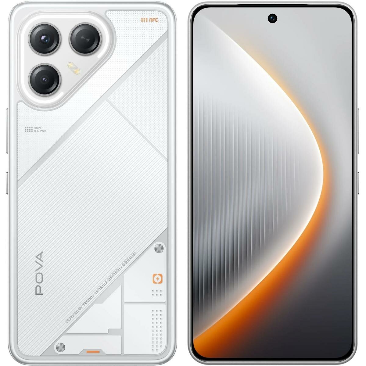 Смартфон Tecno Смартфон Tecno Pova 7 Ultra 5G 8+256Gb черный уц-1