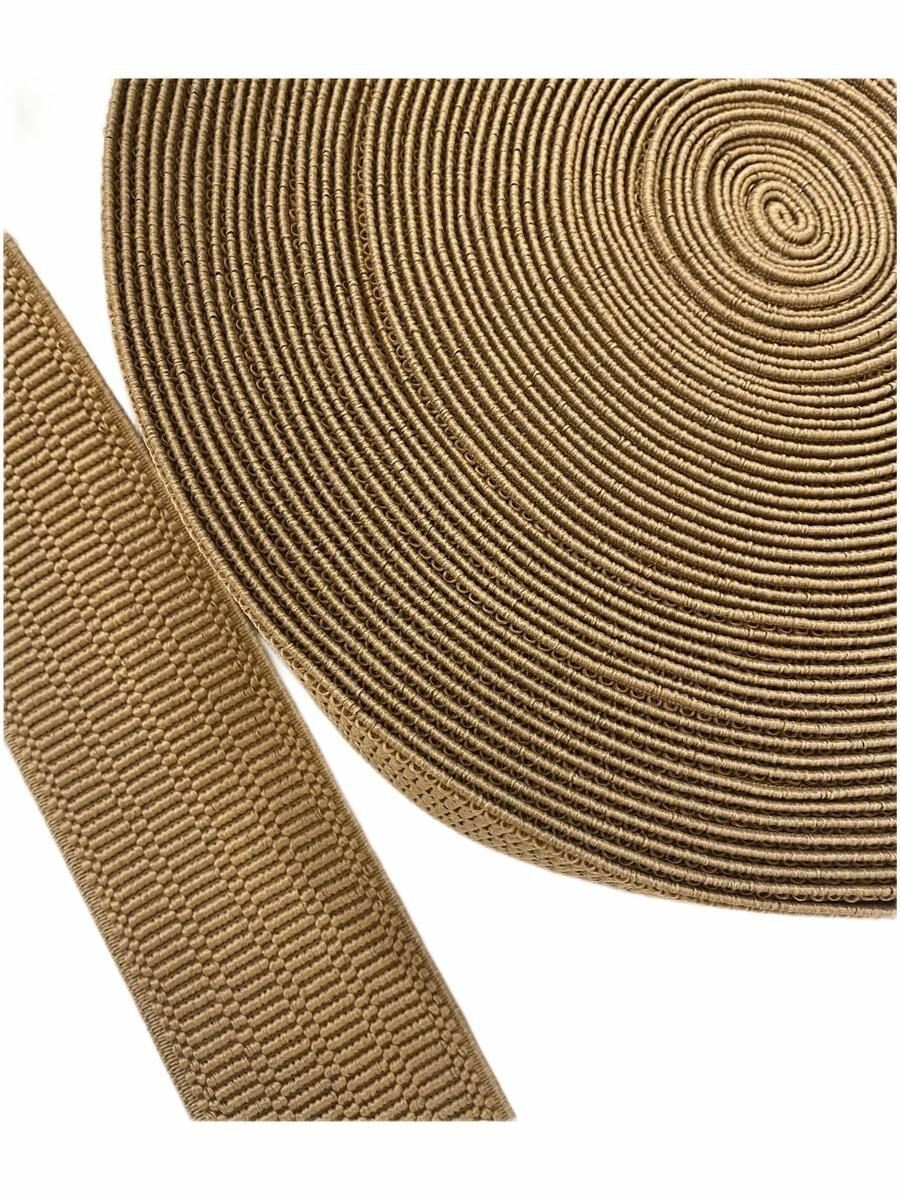 Резинка широкая 5 см цветная эластичная декоративная лента для поясов, одежды и рукоделия 1 м