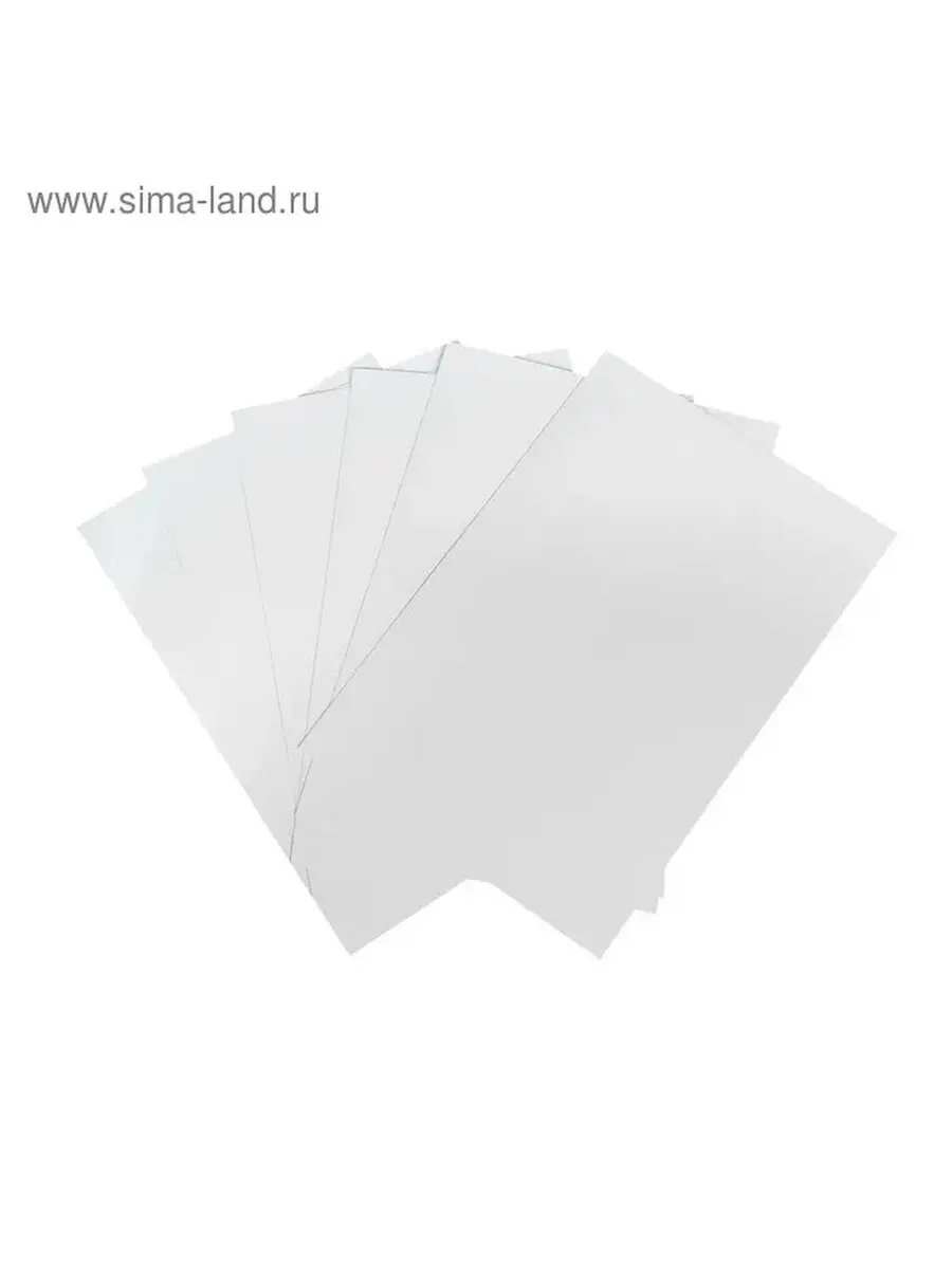 Белый картон А4 с обложкой, 8 листов, плотность 230 г/м²