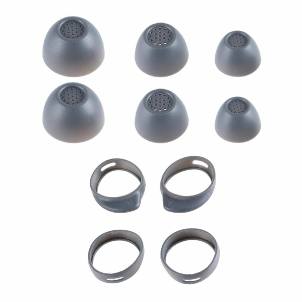 Аксессуары для наушников, Силиконовый Чехол Для наушников Samsung Galaxy Buds FE-Темно-серый