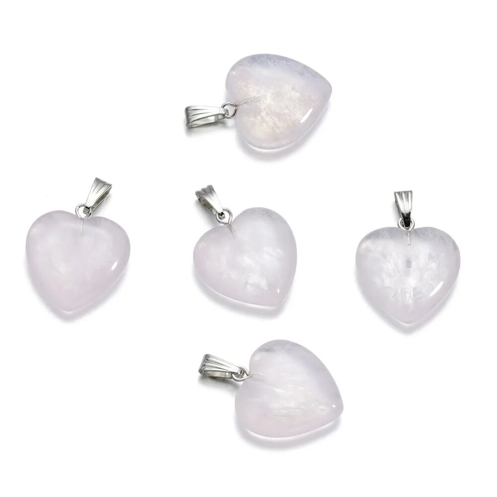 Кулон Сердце из хрустальное стекло 1шт 20*22.3MM.