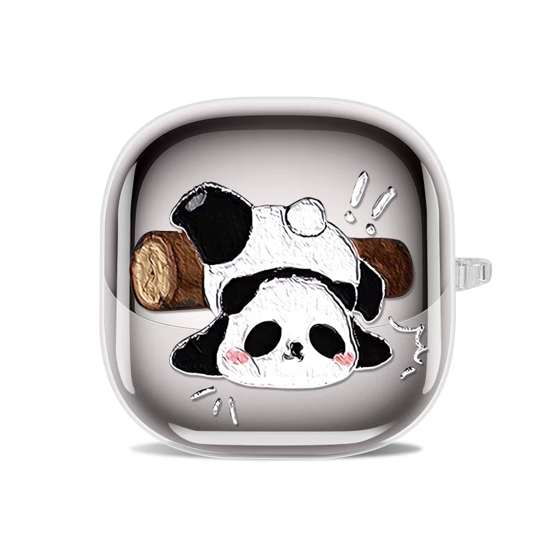 Защитный чехол для наушников Xiaomi Buds 5 Pro, прозрачный, панда