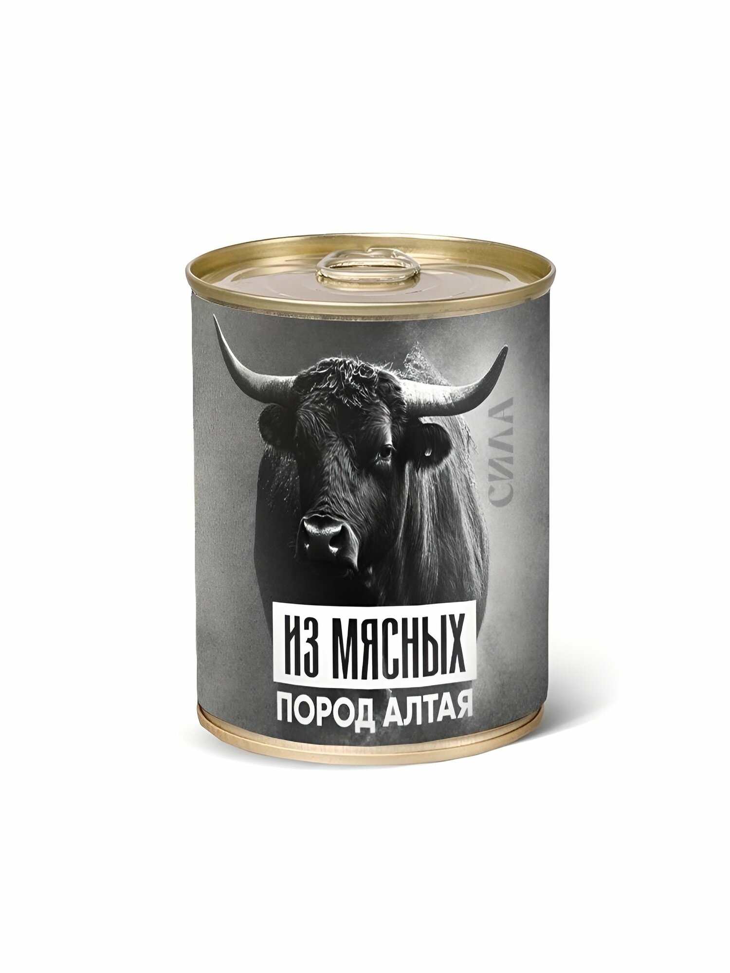 Тушенка мясо консервированное из мясных пород Алтая буйвола и говядины 24 шт*340 г