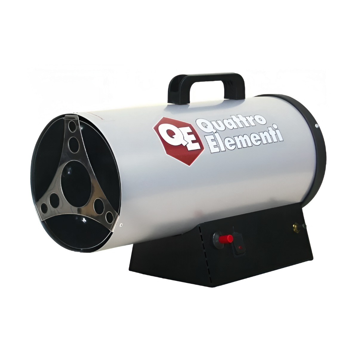Тепловая пушка Quattro Elementi QE-12G, черно-серый, газовая пушка прямого нагрева, 12 кВт, до 120 кв. м