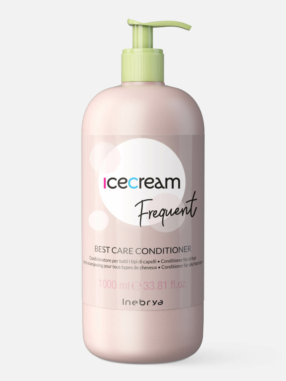 Кондиционер для всех типов волос ежедневный Inebrya Ice Cream Frequent Best Care Conditioner, 1000 мл